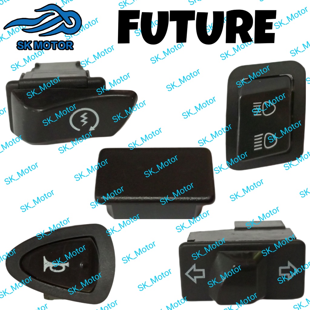 Honda FUTURE 125 FI / WAVE 125 FI V1 Button Starter Horn Hi Low Signal ...