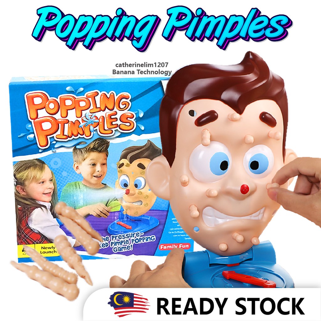 Popping Pimples Family Game Board Game Fun Toy Mainan Keluarga | Shopee ...