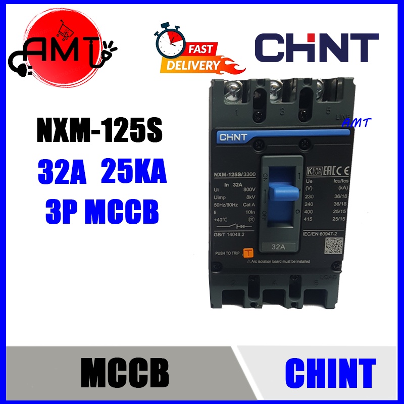 CHINT MCCB 3P NXM-125S 25KA 32A | Shopee Malaysia