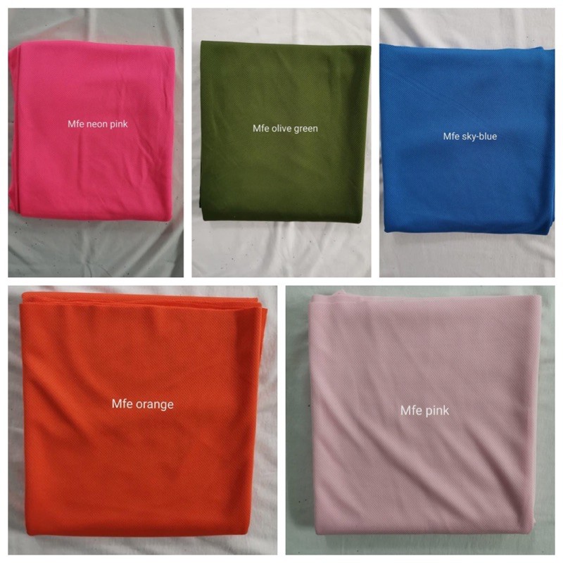 1m kain microfibre eyelet jersi kain sukan kain mask | Shopee Malaysia