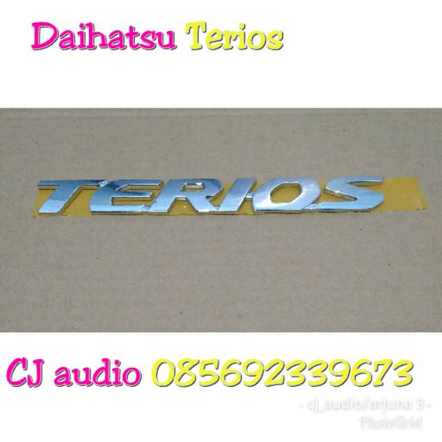 Original All new Terios logo Emblem | Shopee Malaysia