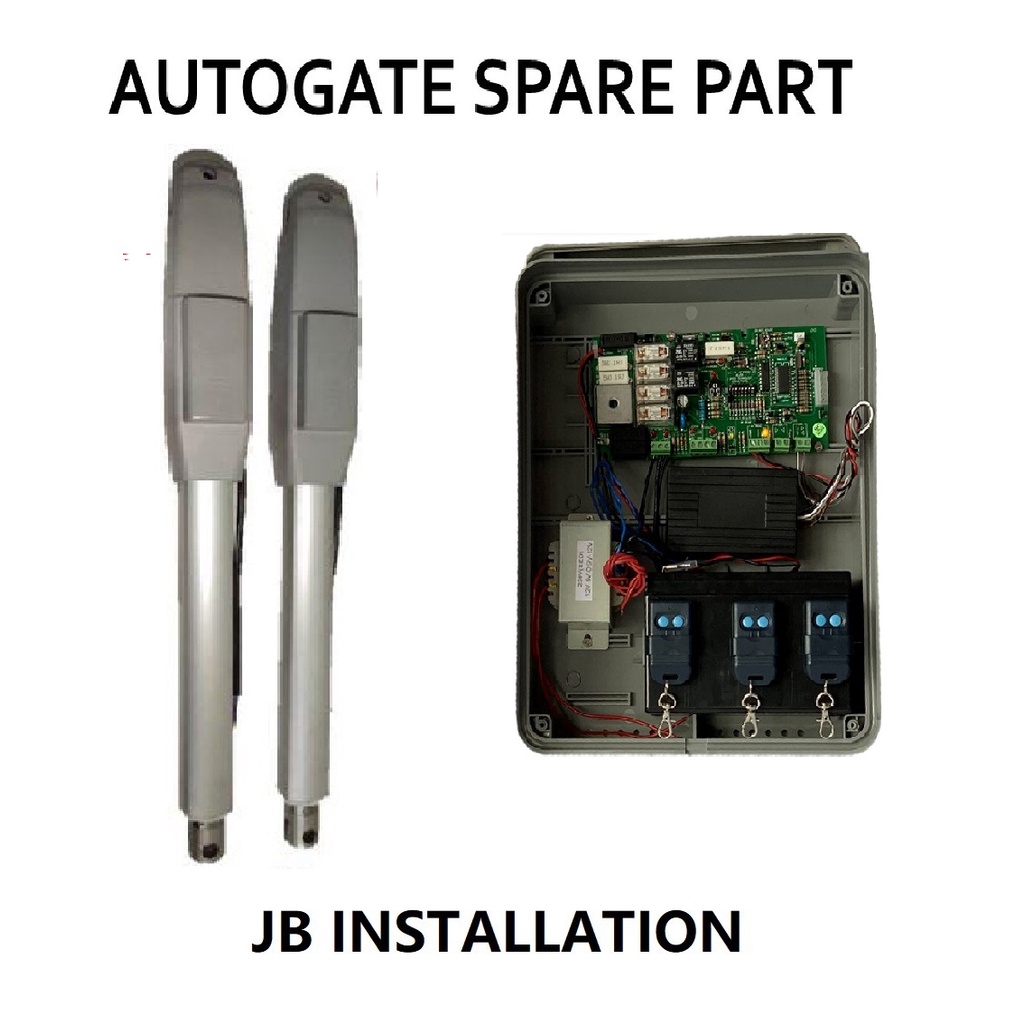 AGT01 JB INSTALLATION SWING AND FOLDING ARM AUTOGATE AGT 01 AUTO GATE ...