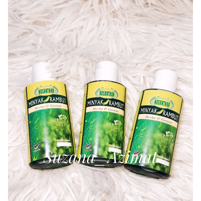 MINYAK RAMBUT HERBA&GAMAT NUSANTARA 💯ORI LANGKAWI | Shopee Malaysia