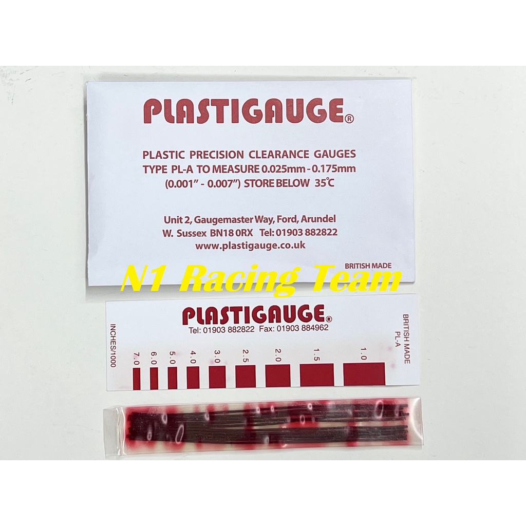 PLASTIGAUGE PL-A (Measuring Engine Bearing Clearance) 0.001″ to 0.007 ...