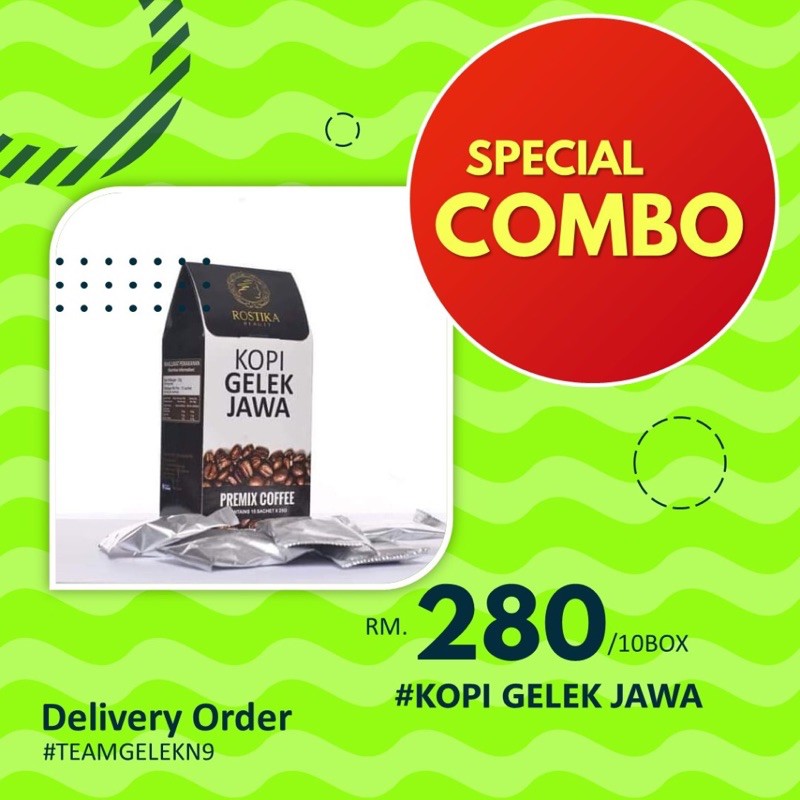 Kopi Gelek Jawa (Combo 10 Box) | Shopee Malaysia