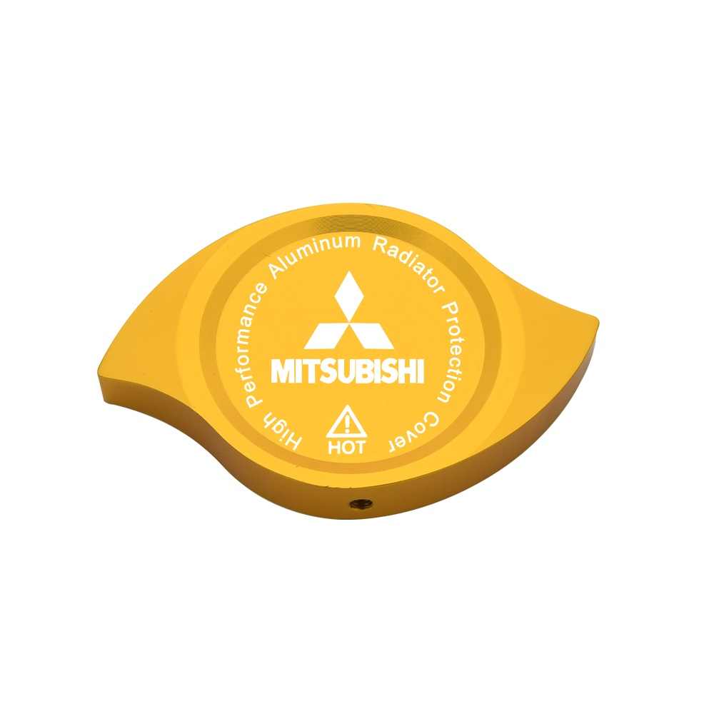 Aluminum Car Radiator Covers Tank Cover Cap RALLIART EVOLUTION MIVEC ...