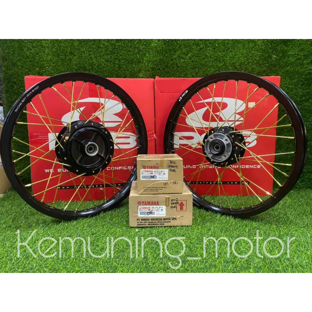 Rcb / Racingboy Rim Alloy Set RXZ 1.60-18 / 1.6x18 Hitam original HLY ...