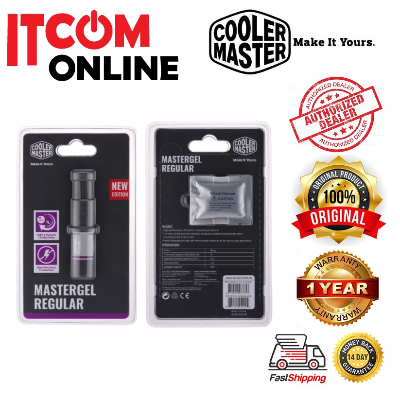 COOLER MASTER MASTERGEL V2 THERMAL COMPOUND (MGX-ZOSG-N15M-R2) | Shopee ...