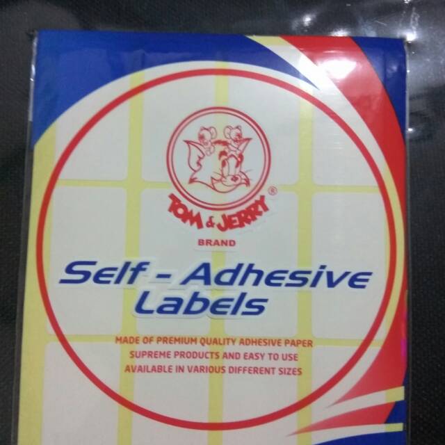 Tom&Jerry Labels 103 Self Adhesife Labels | Shopee Malaysia