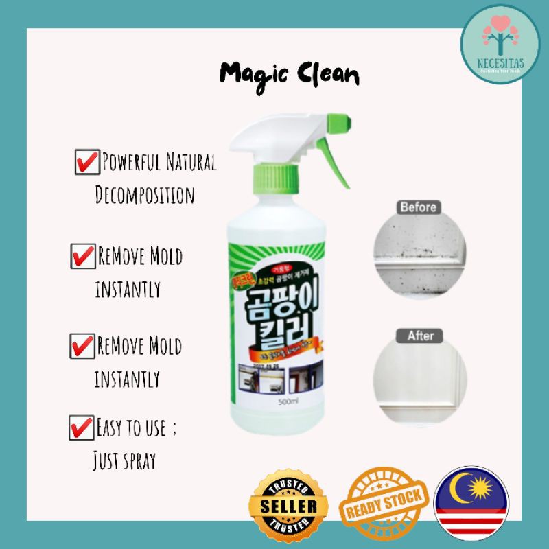 Korean Cleaning Magic Clean Mold Killer Foam 500ml | Shopee Malaysia