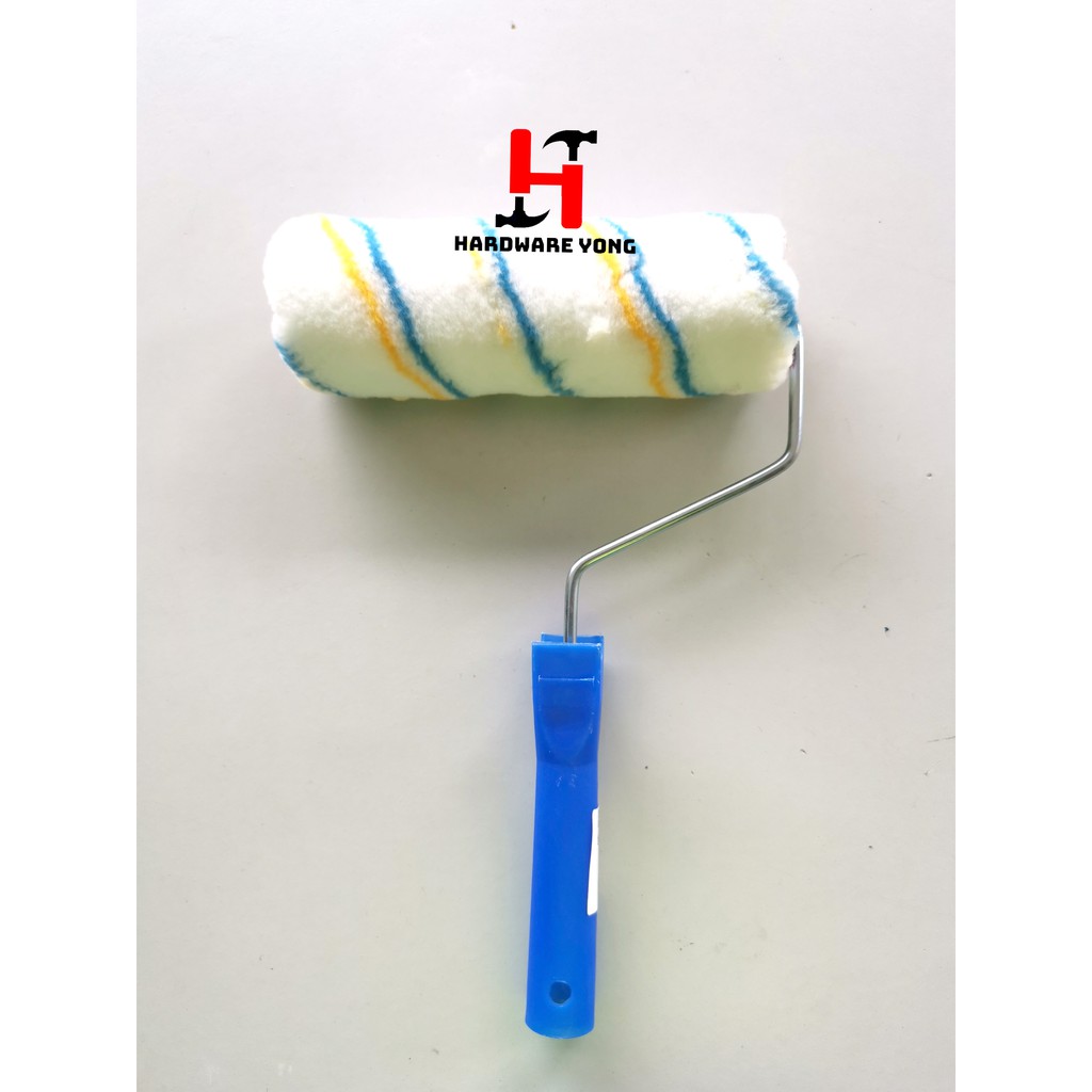 Paint Roller with 7" Handle / Set Cat Roller Dengan Tangkai | Shopee ...