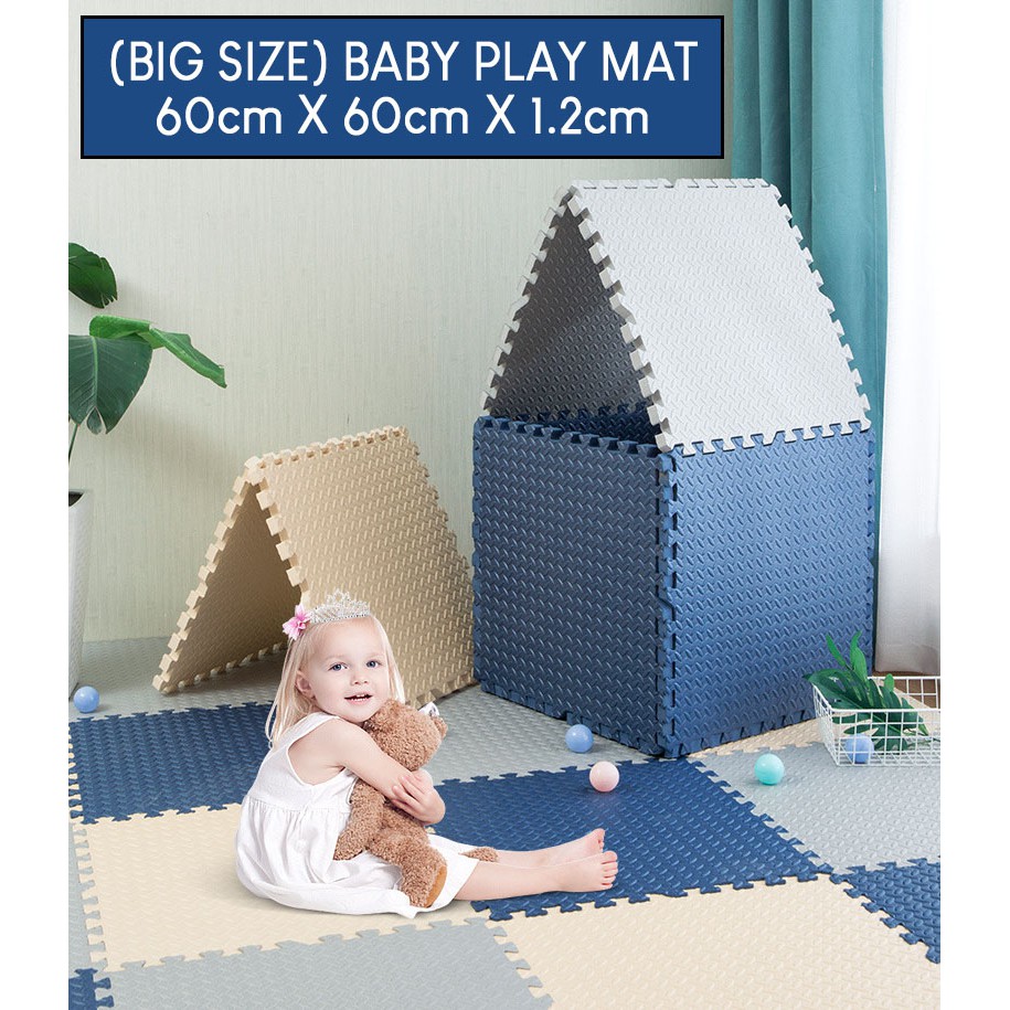 [BIG Size] Baby Play Mat Baby Gym Mat EVA Foam Mat Kids Foam Floor Play ...