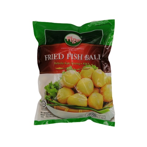 【HALAL】FIGO FRIED FISH BALL | 黄金炸鱼丸 | 1KG | Shopee Malaysia