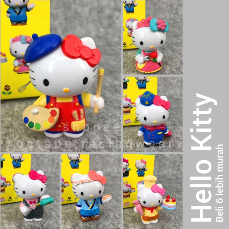 Hello kitty Action Figure Anime Manga height 6 Cm toy | Sario | My ...