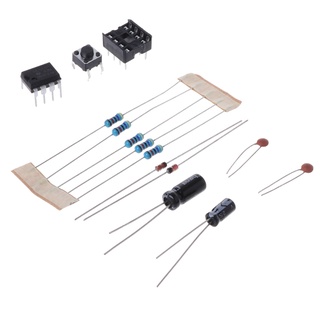HL NE555 Oscillator Buzzer Electronic DIY Tone Generator LED Kit 8R 0 ...