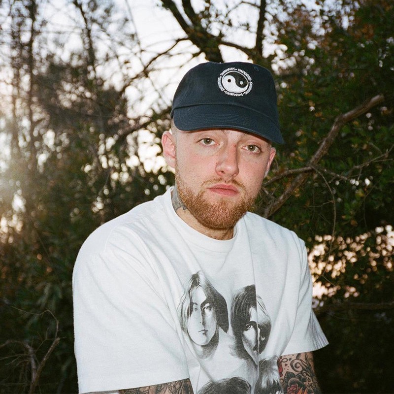 Mac Miller Baseball Cap 100% Cotton Dad Hat Yin and Yang Gossip ...