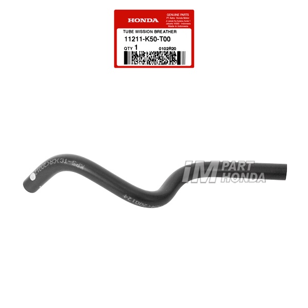 11211-k50-t00 Tube Breather CVT Breathing Hose Beat Pop Eco Street ...