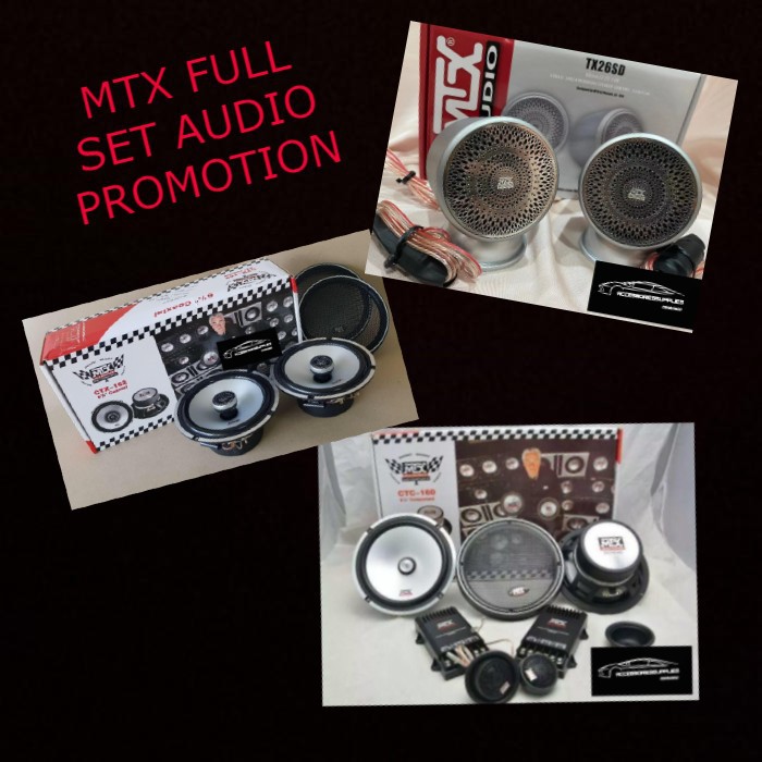MTX FULL SET AUDIO (PROMOTION) | Shopee Malaysia