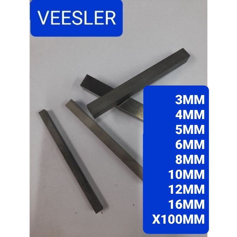 CARBIDE SQUARE TOOL BIT 3MM 4MM 5MM 6MM 8MM 10MM 12MM 16MMX 100MM 乌钢车刀 ...