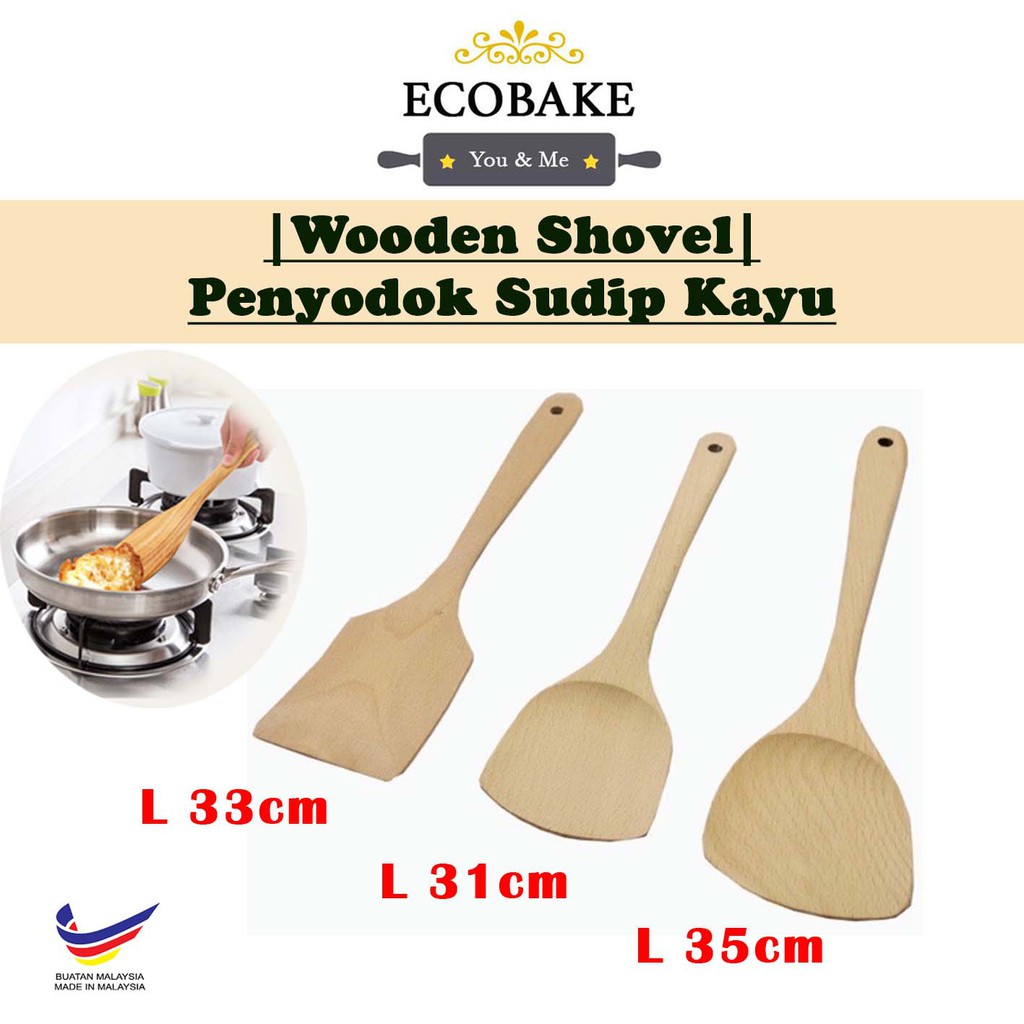 Penyodok Sudip Kayu (31cm / 33cm / 35cm) | Shopee Malaysia