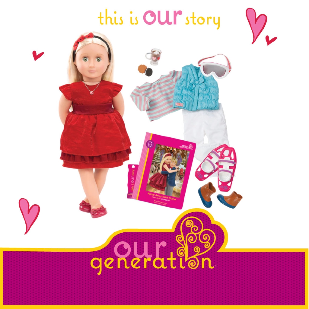Our Generation 31045 Deluxe Ginger Doll | Shopee Malaysia
