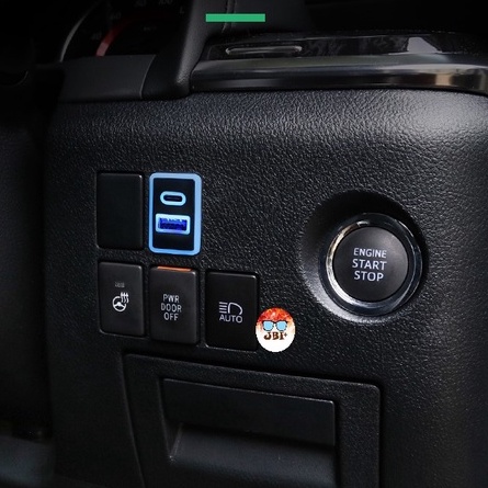 Toyota Vellfire Alphard Estima Vios Wish Harrier Center console USB car ...