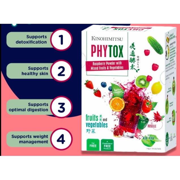 🔥🔥 Kinohimitsu Phytox 14s x 14g | Shopee Malaysia