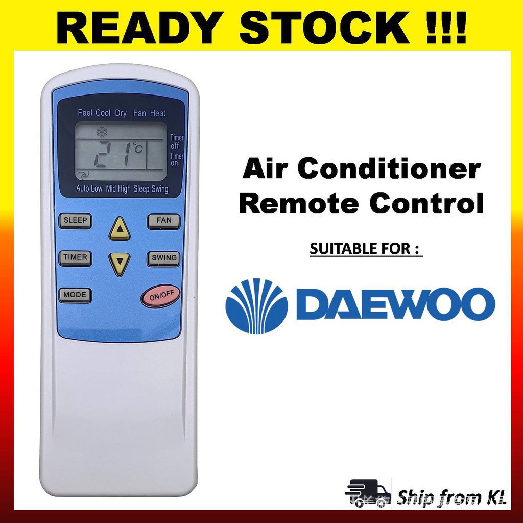 Daema Daewoo air cond aircond air conditioner remote control ...