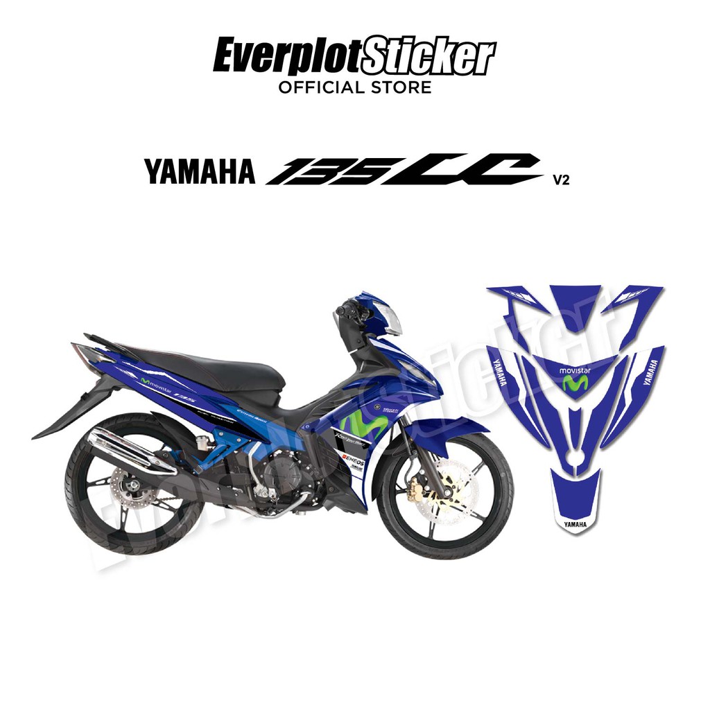 🔥ReadyStock🔥 YAMAHA LC135 V2 MOVISTAR Design Full Body Sticker | Shopee ...