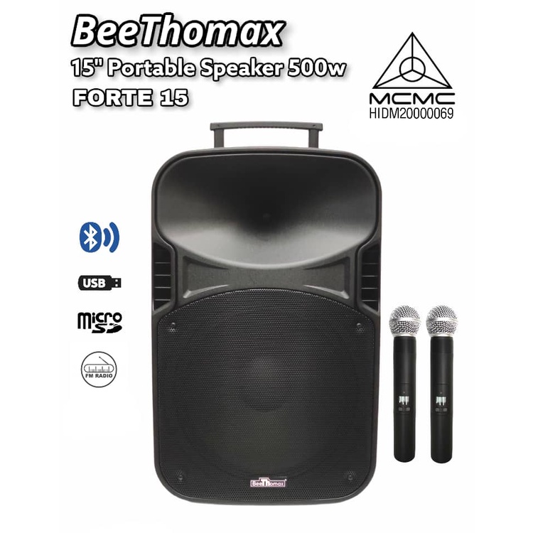 BEETHOMAX FORTE 15 Portable AC/DC Speaker ( Ready Stock ) | Shopee Malaysia