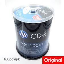 Official HP CD-R Disc 10/50/100Pcs Cake Box (52x 700Mb,80MIn) | Shopee ...