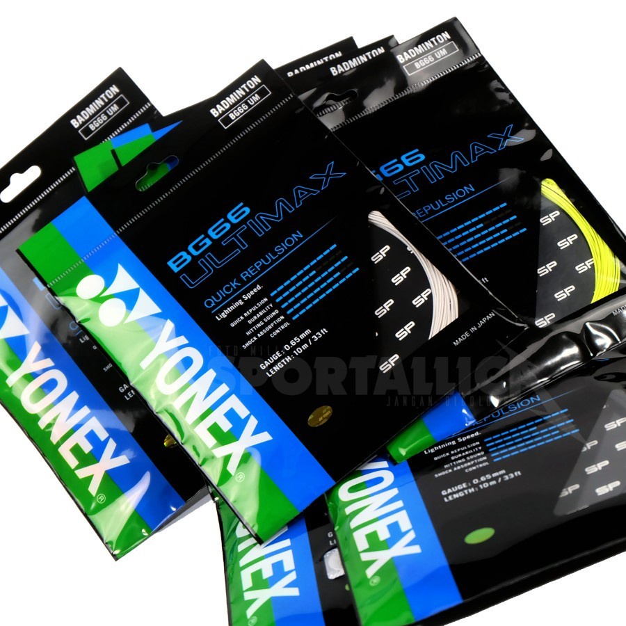 Yonex BG 66 Ultimax Badminton Strings Original Sunrise NEW PACKING ...