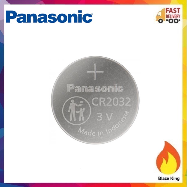 Original Panasonic CR2032 Lithium Battery 3V CR-2032/5BE | Shopee Malaysia
