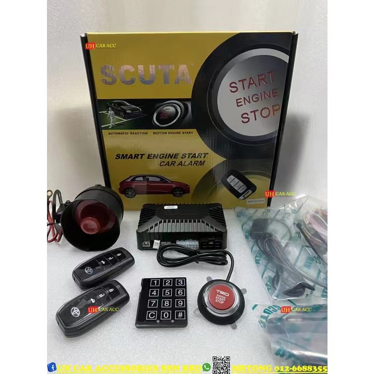 TOYOTA SCUTA KEYLESS PUSH START ALARM | Shopee Malaysia