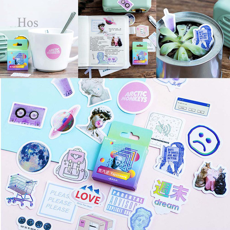 Kawaii Vaporwave Dream Decorative Stickers Funny Meme Cute Sticker Pack ...