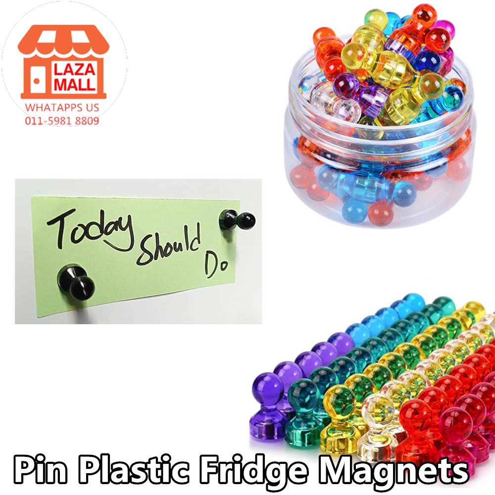 PELEKAT Magnet Peti Sejuk PAPAN PUTIH Plastik Pin Plastic Fridge ...