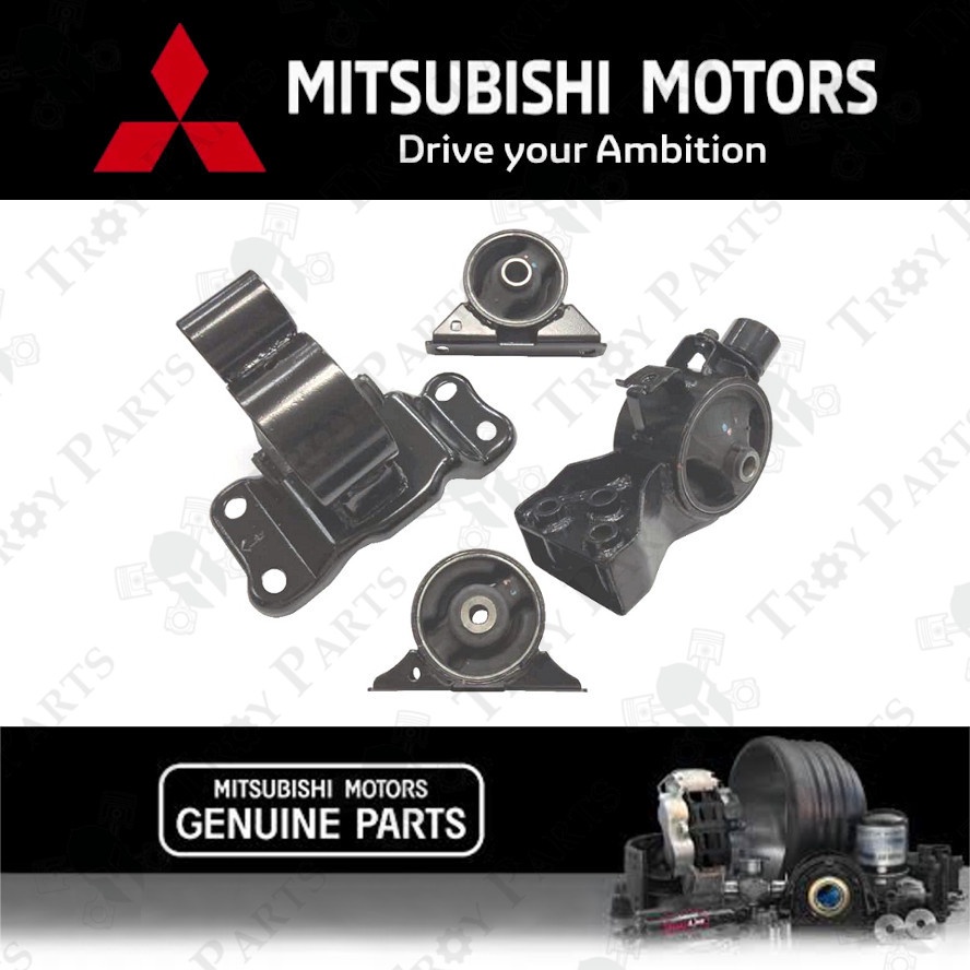 Mitsubishi Engine Mounting Set Waja MMC 4G18 Gen 2 Gen2 1.3 1.6 Persona ...