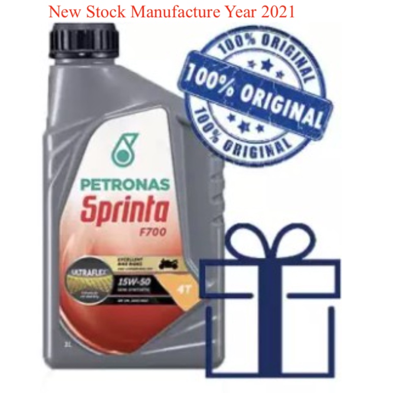 Petronas Sprinta F700 Semi Synthetic 15W-50 *NEW STOCK 2021!! [1L Pack ...