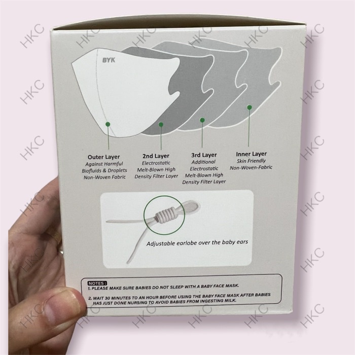 🇲🇾BYK 4PLY SURGICAL Baby Mask (INDIVIDUAL PACKING)Sirim Baby Face Mask ...