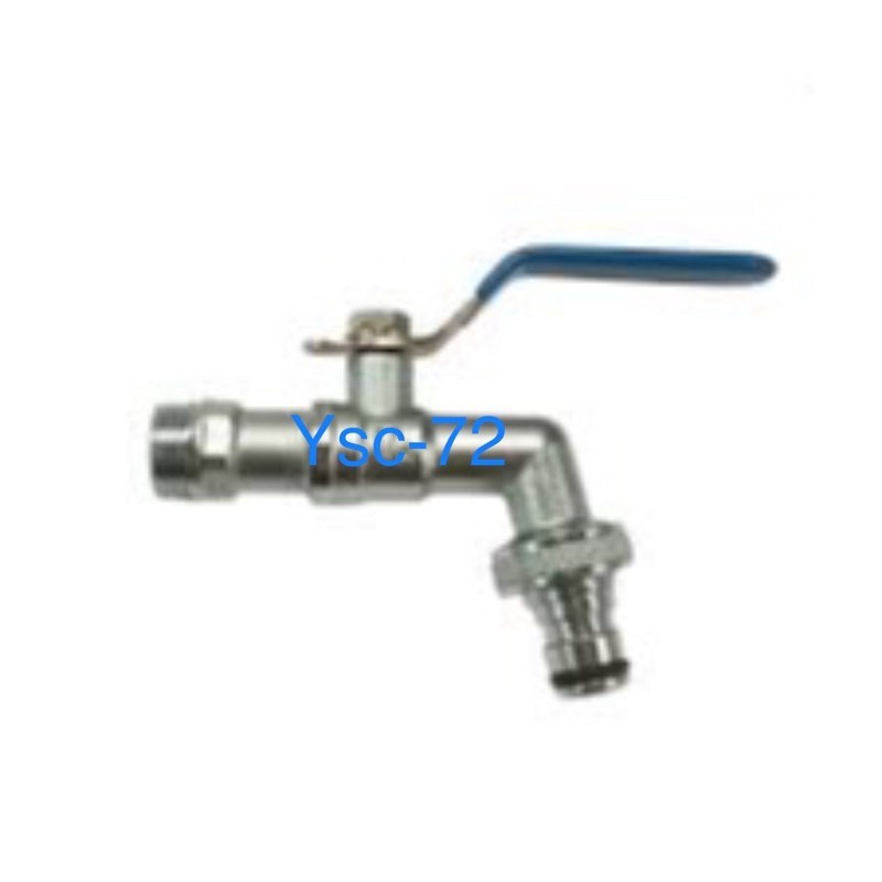 Ball Valve Bib Tap Wall Mounted Garden Tap / Washing Machine Tap / Ball ...