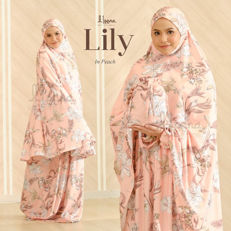 Telekung Aleena Lily Limited Edition Original (Free Box) Telekung ...