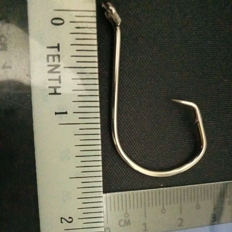 5 PCS High Carbon Steel Wide Circle Fishing Hook Mata Kail Jenis ...