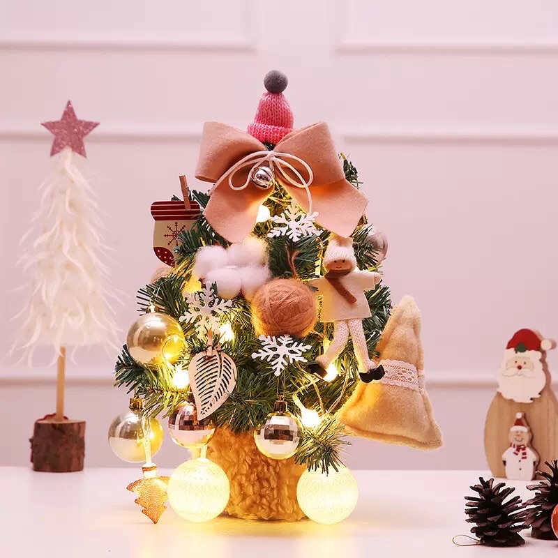30/45cm Artificial Tabletop Christmas Tree Mini Xmas Decoration Tree ...