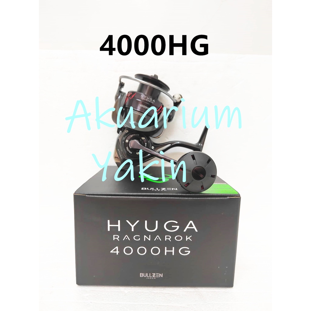 4077 BULLZEN HYUGA RAGNAROK SW HIGH SPEED SPINNING REEL 800 1000 2000 ...
