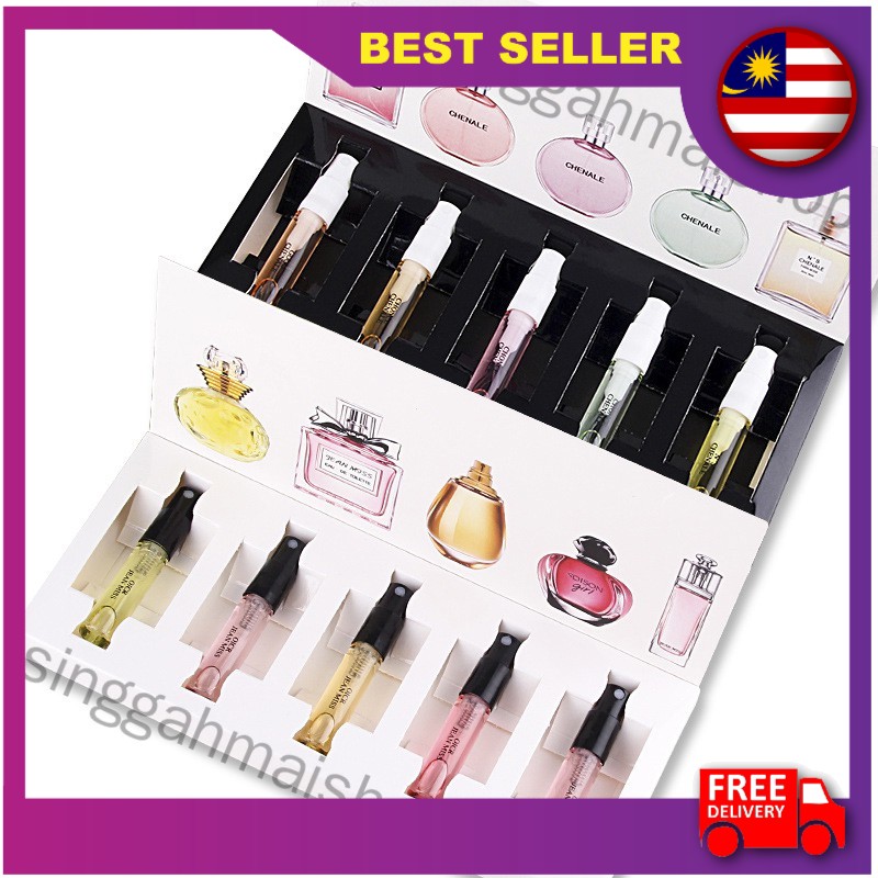 singgahmaishop 5 Pcs/Set Men Women Portable Perfume Set Flower ...