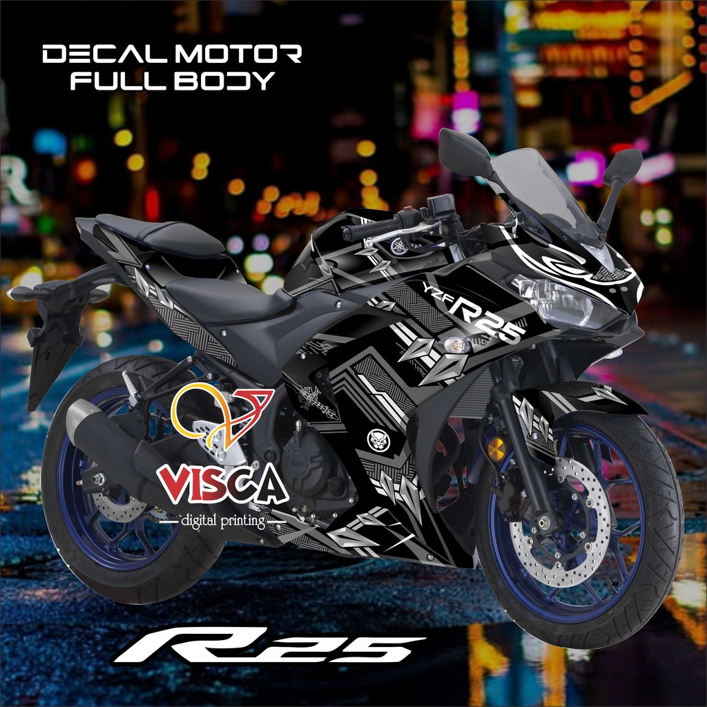 Decal R25 Old Full Body Sticker R25 Old Full Body Decal R25 Old BlackP ...