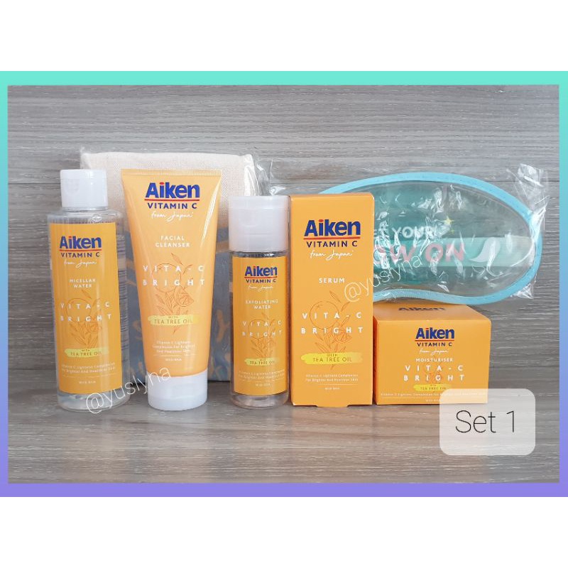 Aiken Vita - C Bright set | Shopee Malaysia