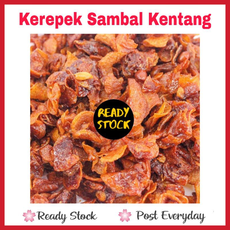 Kerepek Sambal Kentang Sedap Pedas secukup rasa, kurang manis | Shopee ...