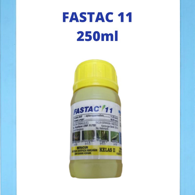 250ml FASTAC 11 BASF Racun Serangga Ulat Beluncas Pianggang Ulat Ratus ...