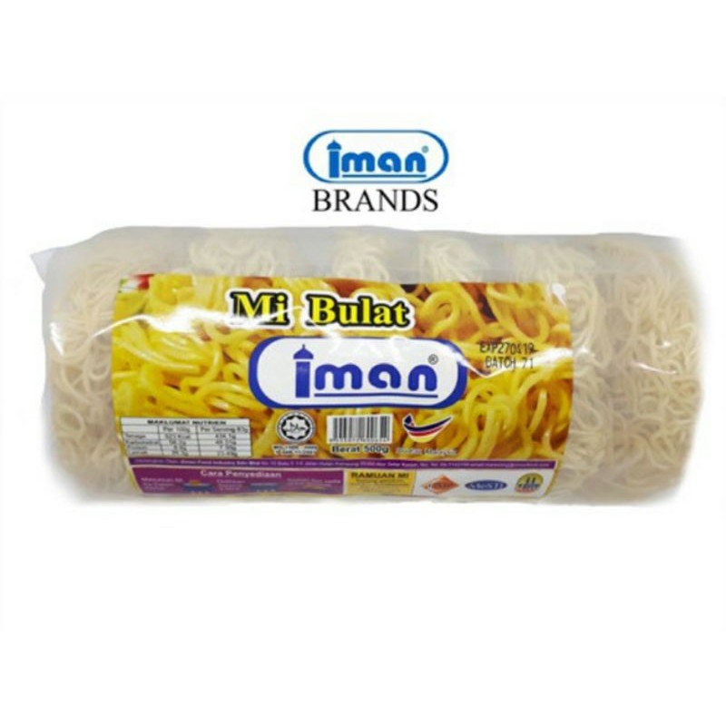 Mi Bulat Iman (Dried Noodles) | Shopee Malaysia